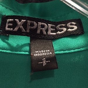 Express | Tops | Green Express Portofino Shirt | Poshmark